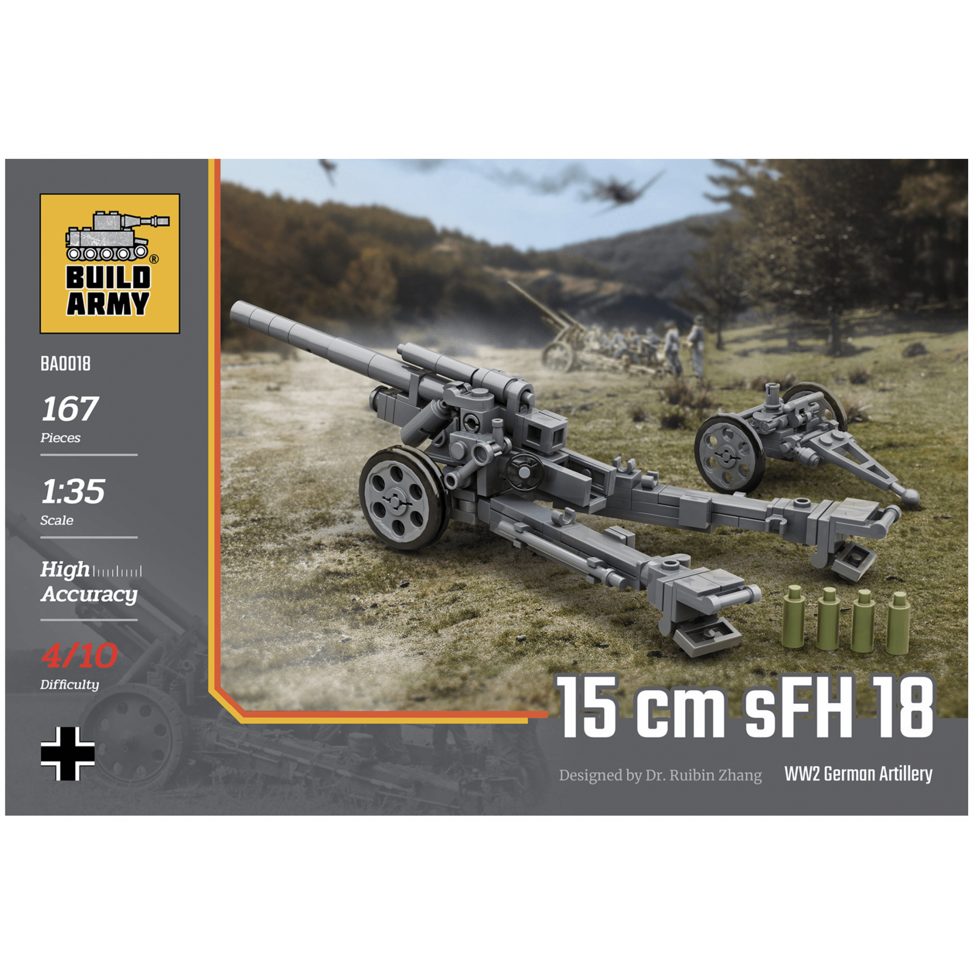 Build Army - German 15cm SFH 18 Artillery - Beanie Games – Beanie Games