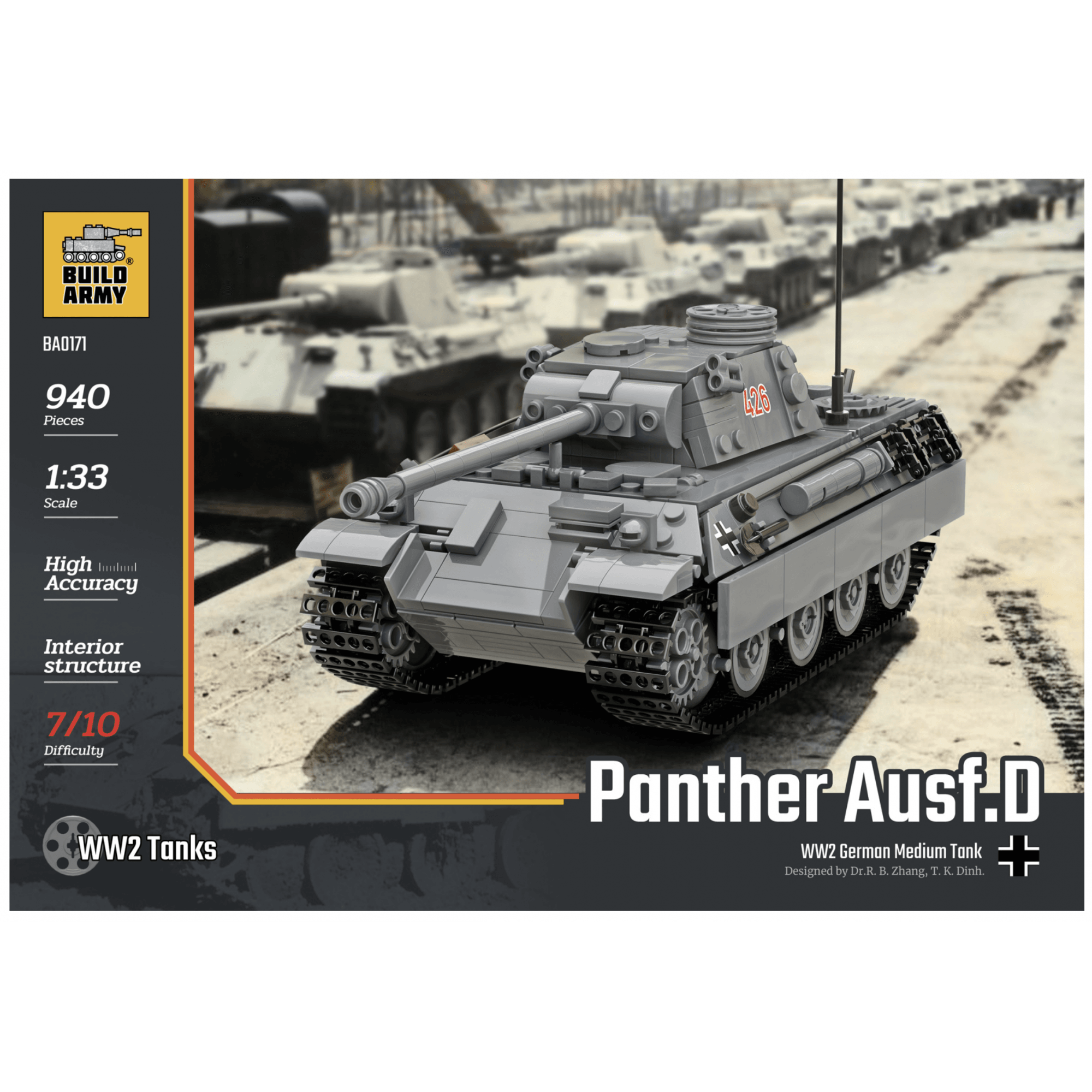 Build Army - Panther Ausf D - Beanie Games – Beanie Games