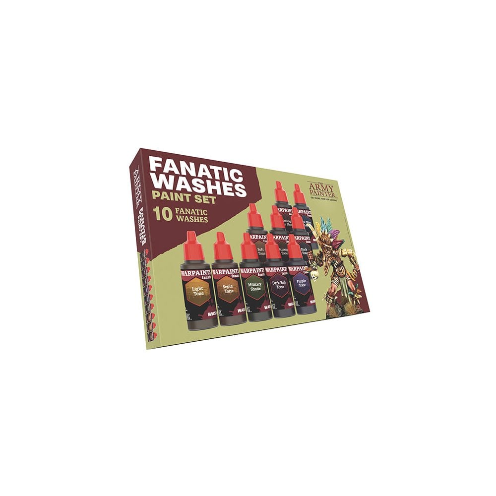 Army Painter - Warpaints Fanatic Washes Paint Set - Beanie Games ...